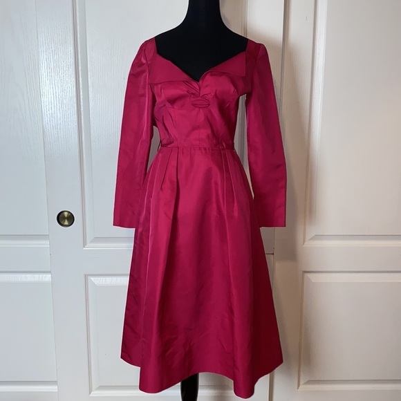 Vintage | Dresses | 5s60s Vintage Hot Pink Pin Up Stepford Housewife ...